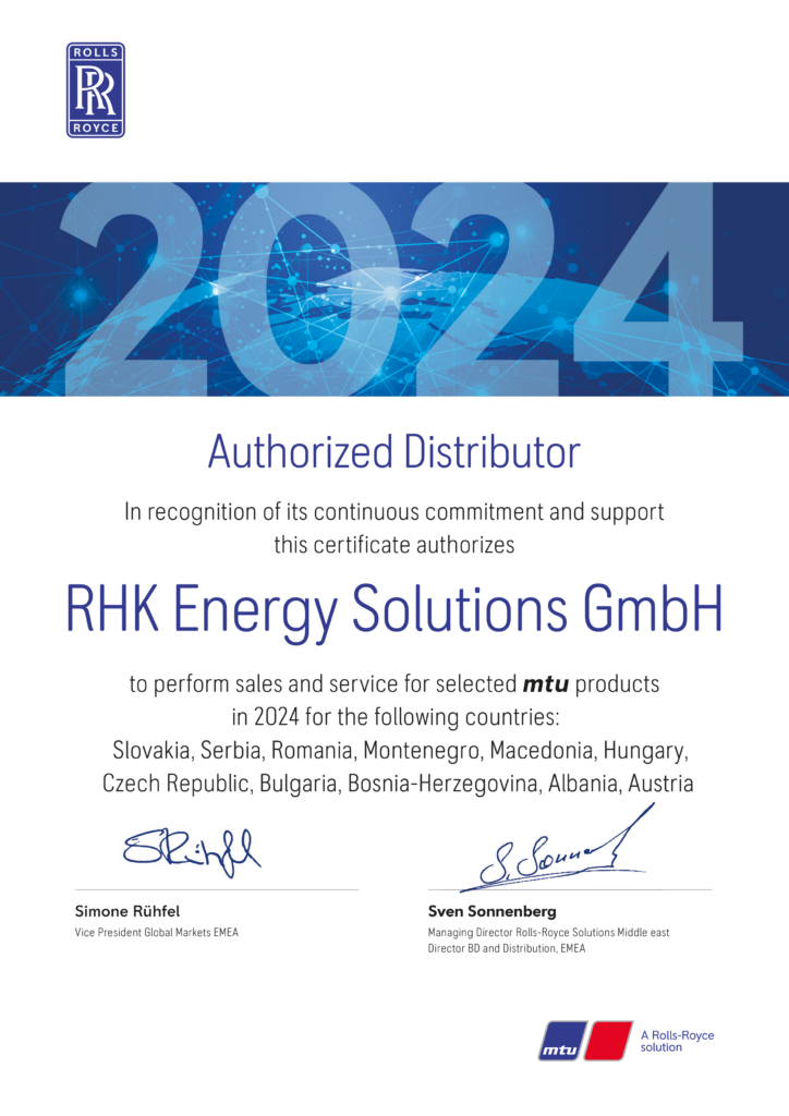 Our Certifications - RHK Energy Solutions